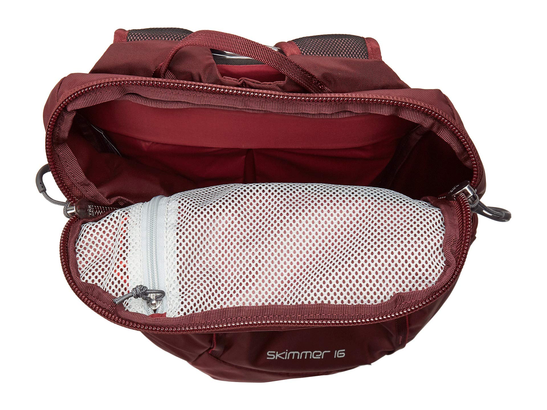Osprey Skimmer 16L Women's Hiking Backpack with Hydraulics Reservoir, Plum Red