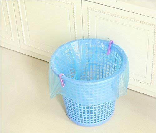 PULABO Strong and Long-LastingReusable Plastic Rubbish Bin Garbage Bag Clamp Clip Holder 2 pcs