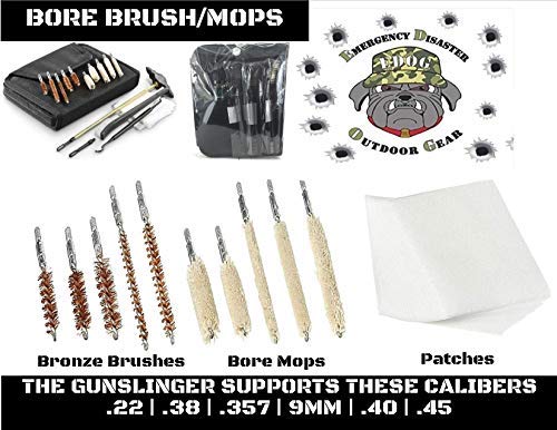 P320 Gunslinger 20 PC Gun Cleaning Kit - Pistol Mat Compatible for Sig Sauer P320 Pistols- Schematic (Exploded View) Pistol ProMat Gunslinger Universal .22 .38 .357 9mm .40 & .45 Caliber Kit