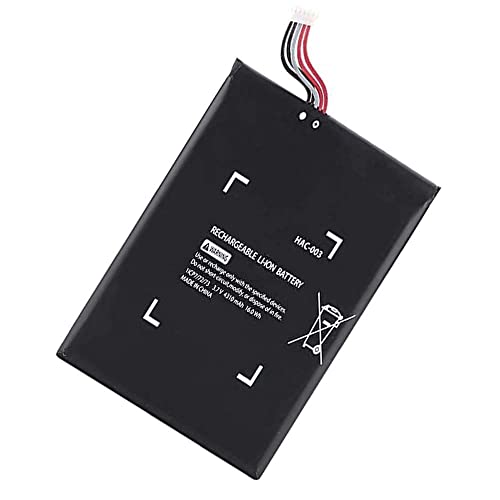 Tesurty HAC-003 1ICP7/72/73 (3.7V,16Wh/4310mAh) Battery Replace for Switch 2017 Game Console HAC-001 HAC-A-BPHAT-C0 HAC-S-JP/EU-C0