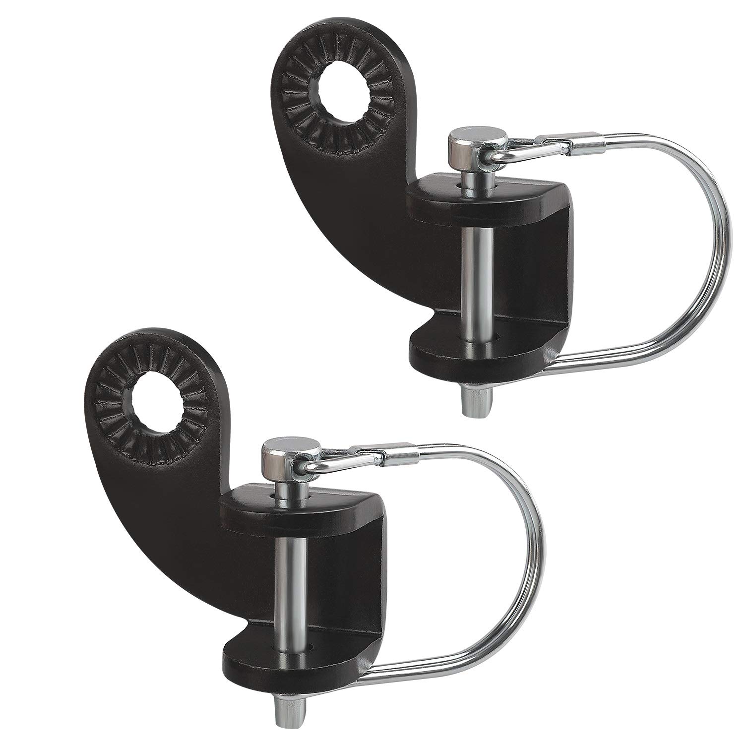 QKURT Bike Trailer Coupler, 2 Pack Bicycle Steel Hitch Coupler Bike Trailer Coupler for Child, Pet, Cargo Bile Trailers