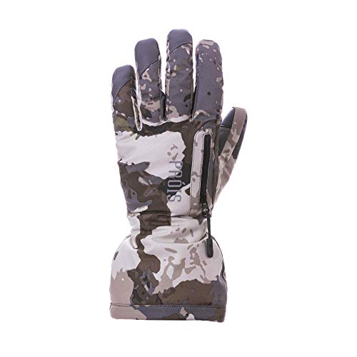 Prios Dionla Gloves - Insulated Women’s Hunting Accessory, Veil Cumbre Camouflage, Waterproof, Touch Screen Compatible