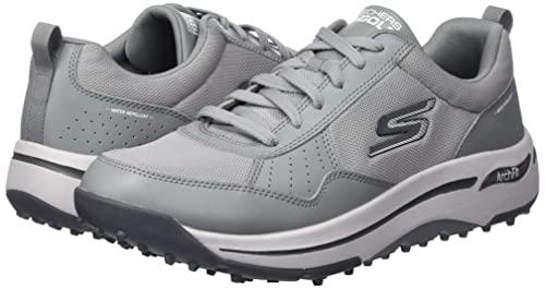 Skechers Men's Arch Fit Golf Shoe Sneaker, Gray, 11 Wide