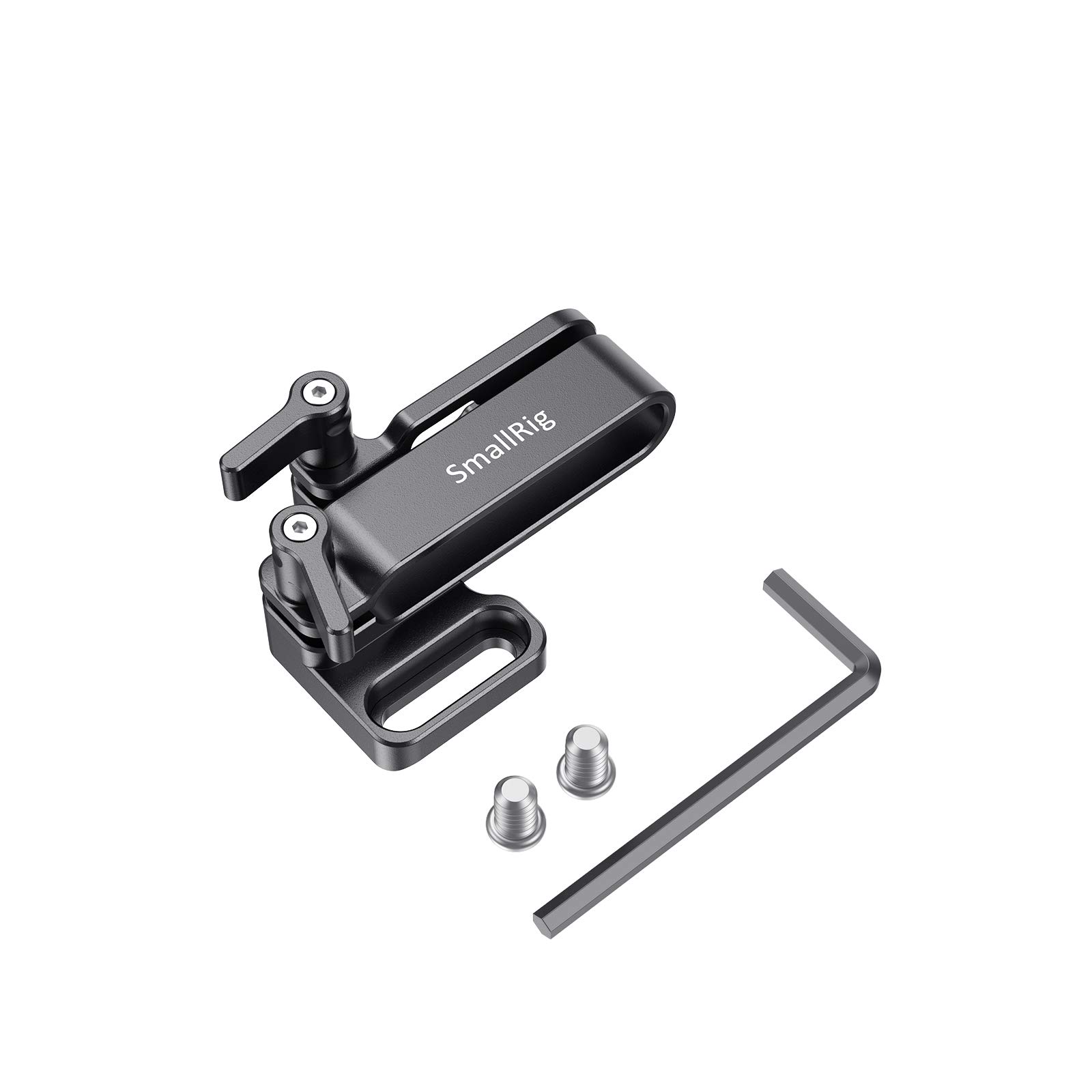 SMALLRIG Mount Bracket SSD Holder for Samsung T5 SSD with 1/4”-20 Threads, Compatible with SMALLRIG Cage for BMPCC 4K & 6K and for Z CAM (New Version) – 2245B