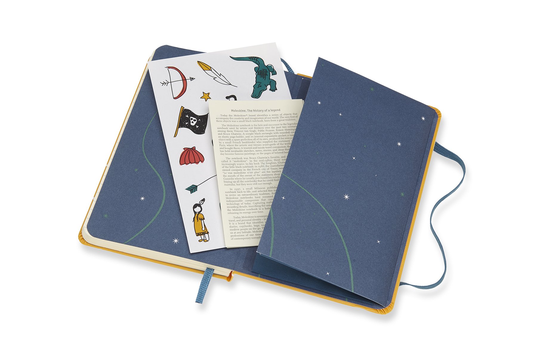 Moleskine Limited Edition Peter Pan Notebook Pocket Ruled Orange Yellow (8055002855471)