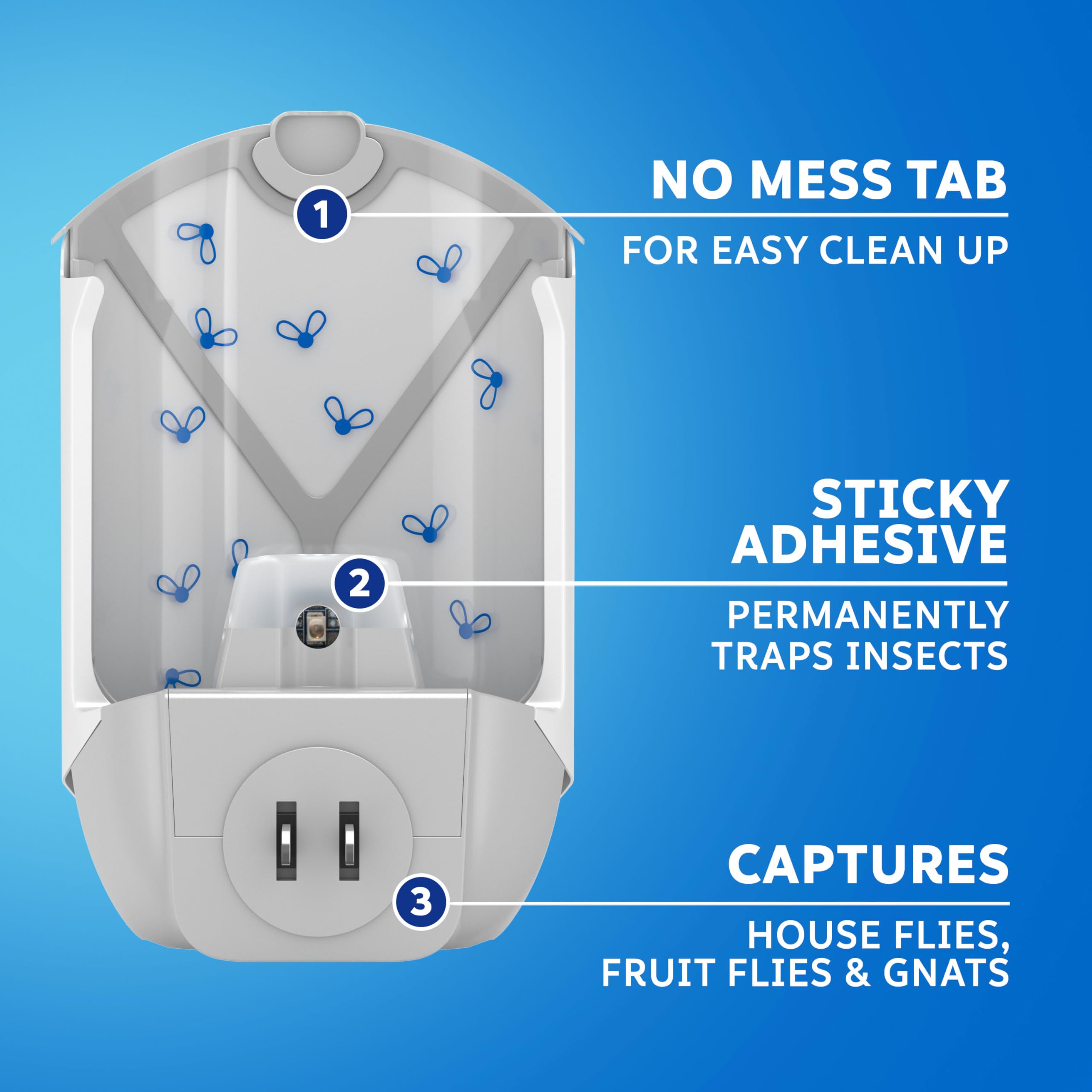 Zevo Flying Insect Trap Refill Cartridges, Fly Trap, Fruit Fly Trap (2 Refill Cartridges)