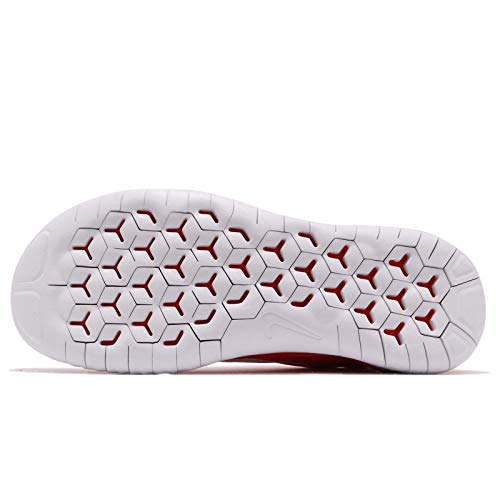 Nike Men's Free RN 2018, Speed RED/VAST Grey, 10.5 M US