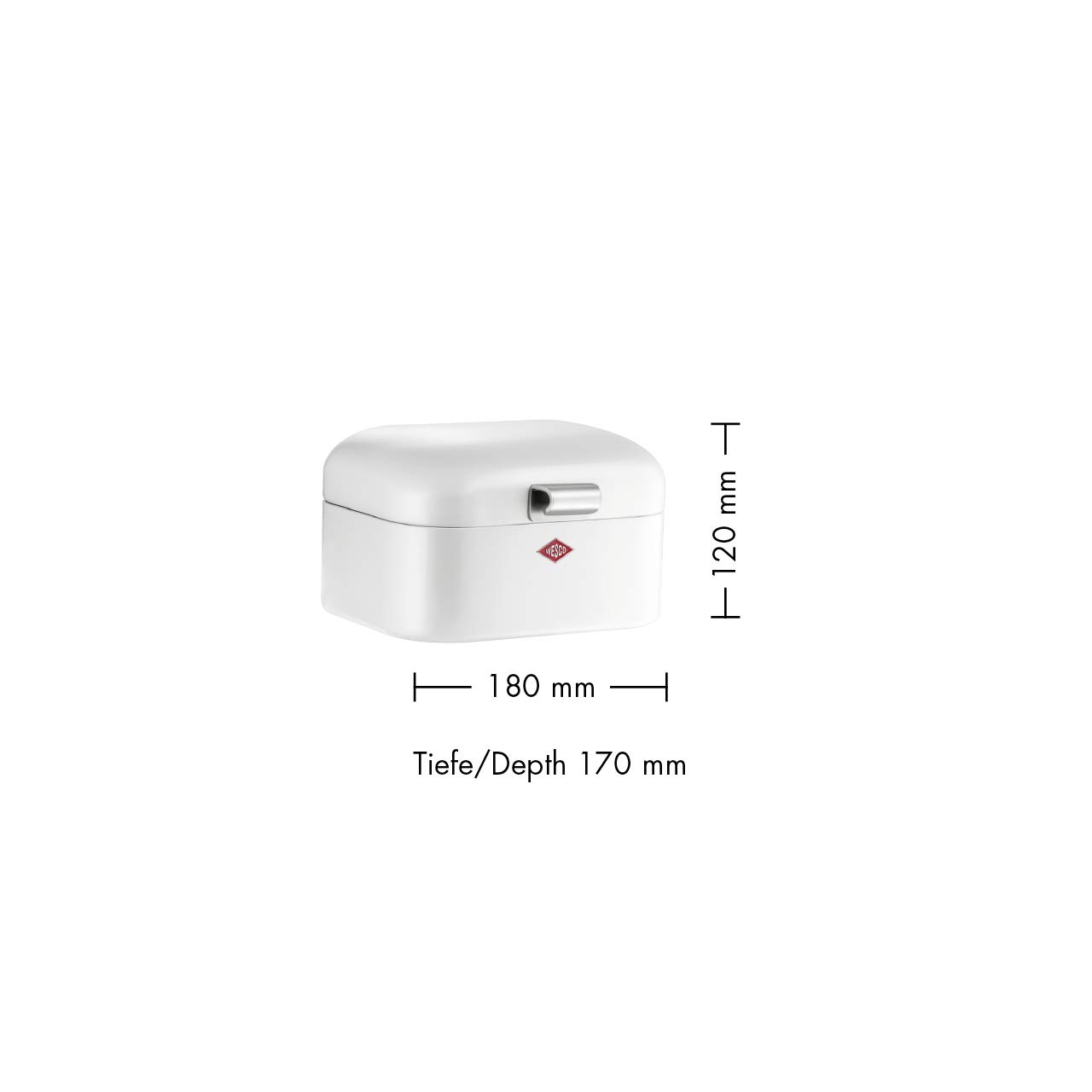 Wesco Mini Grandy Storage Box, One Size, Almond