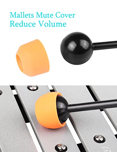 Mr.Power 30 NOTES Foldable Glockenspiel Xylophone Vibraphone Percussion Instrument Musical Instrument with Mallet, Mallet Mute Cover, Carrying Bag, Carrying Box
