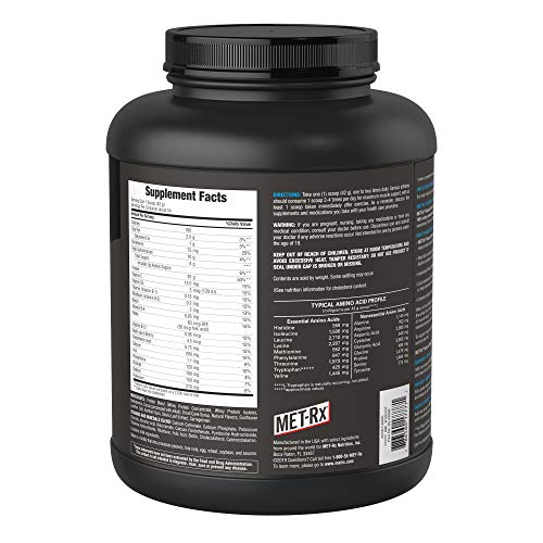 MET-Rx Natural Whey Protein Powder, Chocolate Protein Powder, 5 Lb