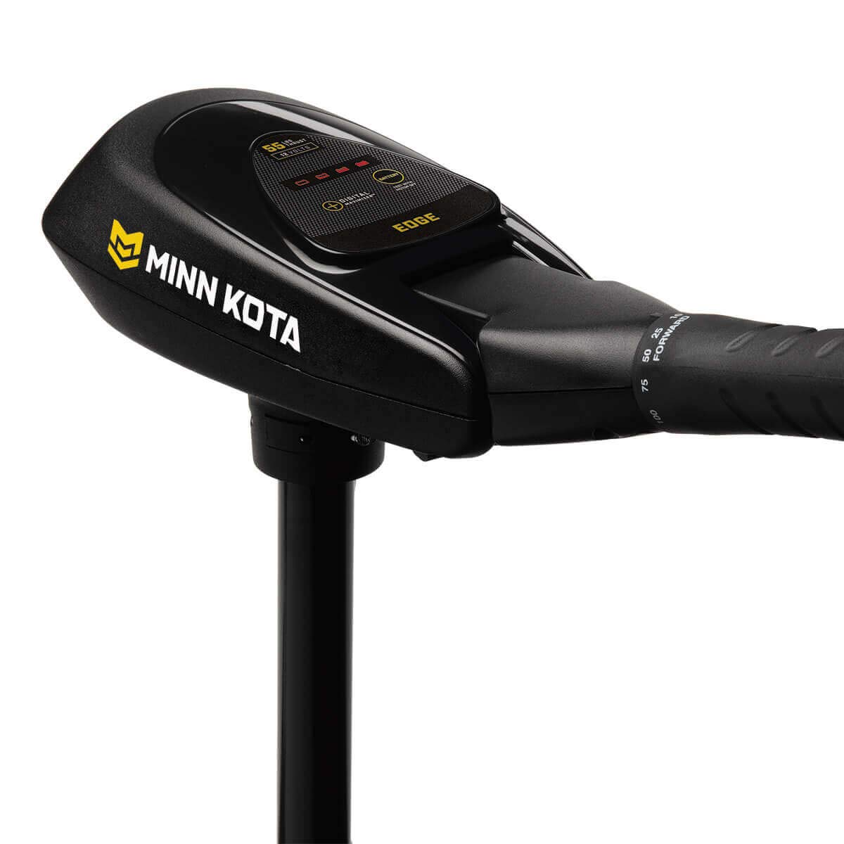 Minn Kota 1355963 Edge Freshwater Hand-Steer Bow-Mount Trolling Motor with Hand Control and Latch & Door Bracket, 55 lbs Thrust, 52" Shaft