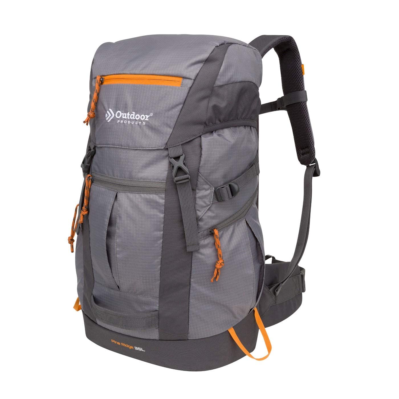 Outdoor Products Pine Ridge Daypack - Grey, l-XL 37.9 liters