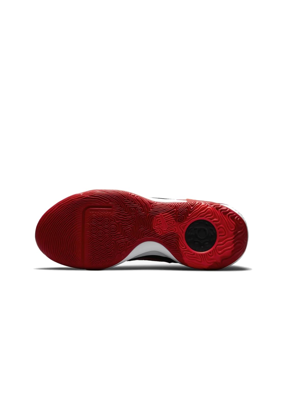 Nike Men's KD Trey 5 IX Basketball Sneakers, Black/White-bright Crimson-university Red, 10.5