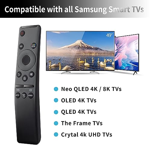 New Universal Remote Control for All Samsung TV,Compatible with Samsung Frame Crystal UHD Neo QLED OLED 4K 8K Smart TV【Pack of 2】