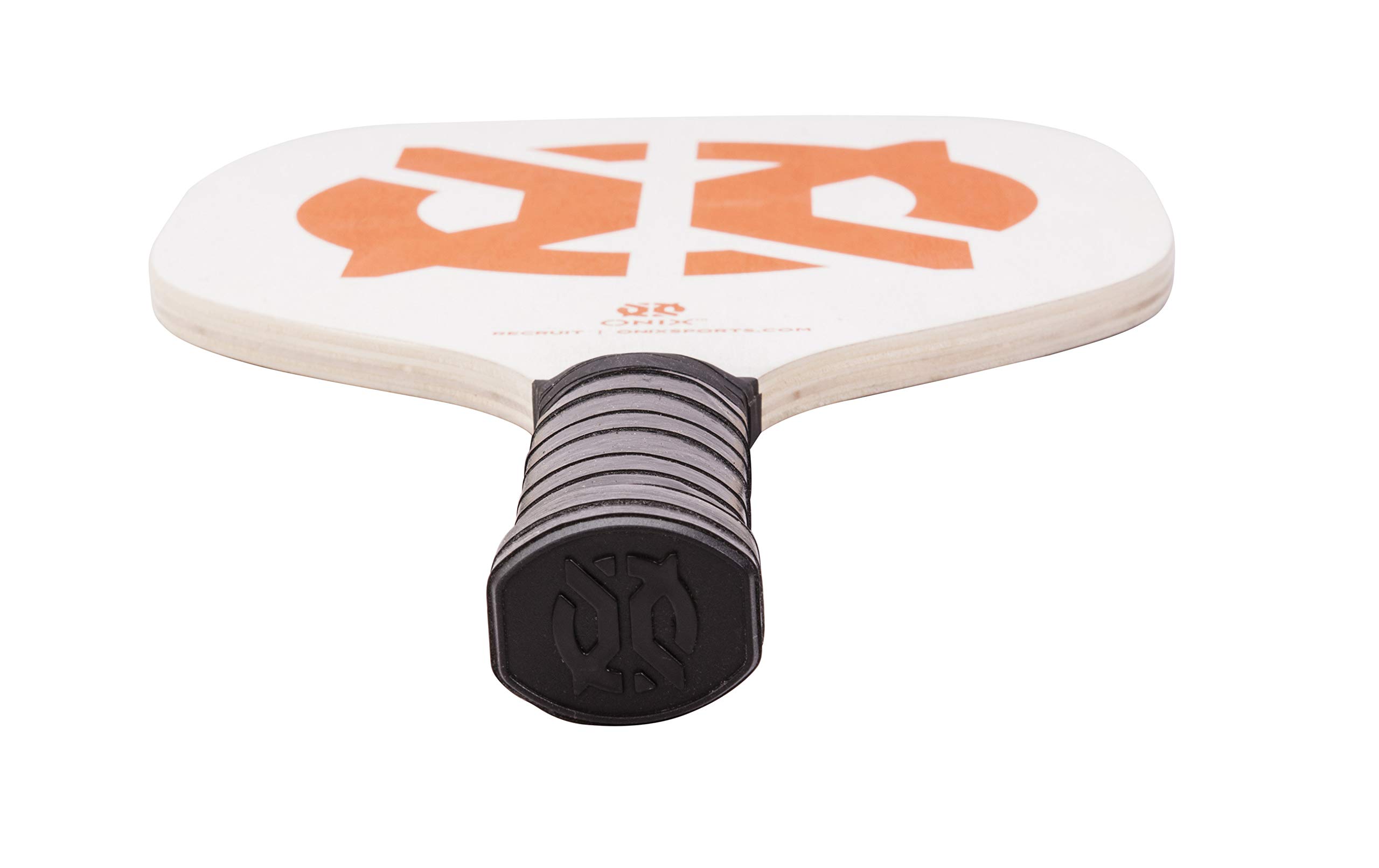 Onix Recruit Pickleball Starter Set Includes 2 Paddles and 2 Pickleballs For All Ages and Skill Levels to Learn to Play, White, 3.00 x 8.00 x 16.00"