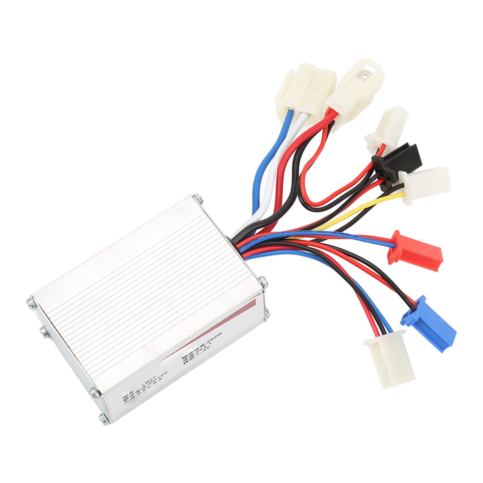 VGEBY 250W 12V Brushed Motor Speed Controller, Heat Dissipation Speed Controller with Knob Speed Switch Set Electric for Electric Bike E Scooter Bikes