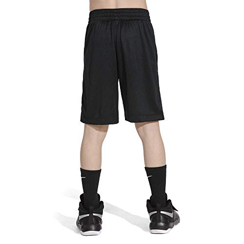 Nike 8" Dry Short Trophy, Dri-FIT Boys' training shorts, Athletic shorts, Black/White/White, L