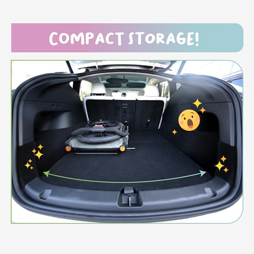 Petique Breeze Jogger, Dog Cart for Medium Size Pets, Ventilated Pet Stroller for Cats & Dogs, Black