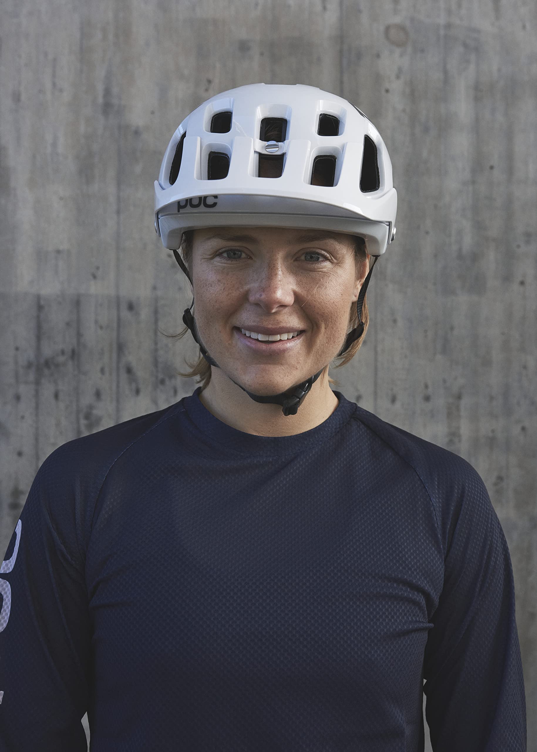 POC Tectal Race MIPS Cycling Helmet Uranium Black/Sapphire Purple Metallic/Matt MED