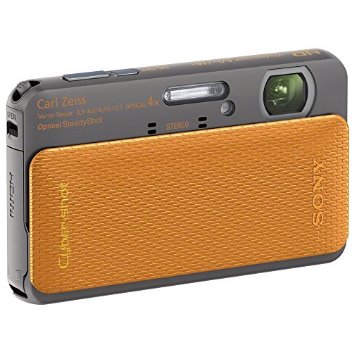 Sony Cyber-shot DSC-TX20 16.2 MP Exmor R CMOS Digital Camera with 4x Optical Zoom and 3.0-inch LCD (Orange) (2012 Model)