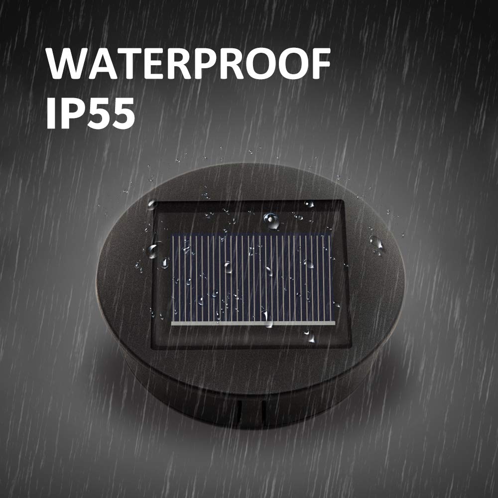 Petrala Solar Lantern Lights Panel Replacement Top for Outdoor Hanging Lanterns Garden Patio Walkway Yard Decoration Gifts Table Home