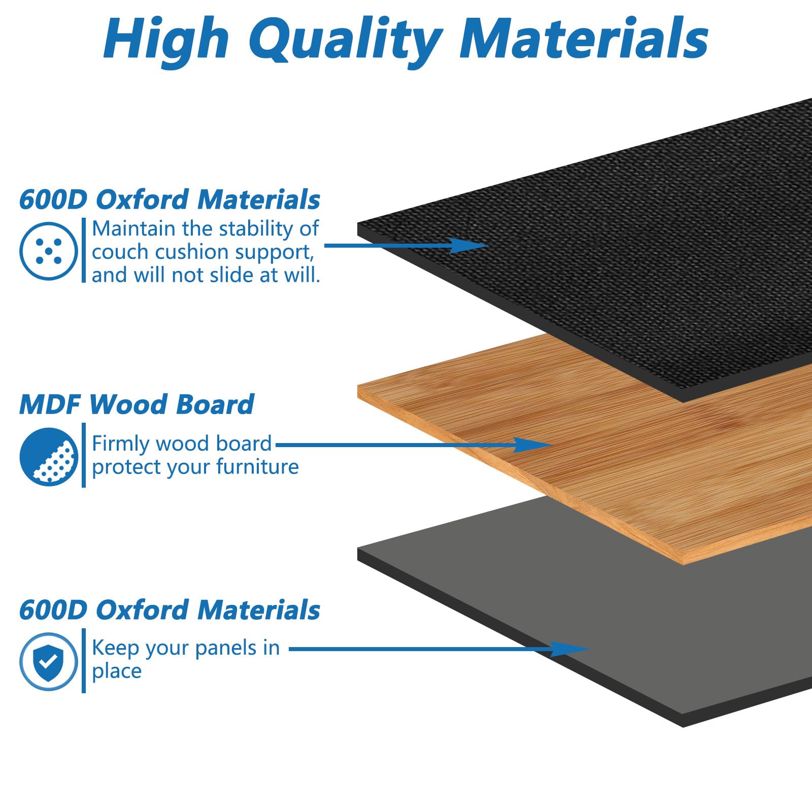 QTLCOHD Couch Cushion Support for Sagging Cushions Sofa Furniture Cushion Support Insert Under The Cushions Couch Accessories (17" x 66")