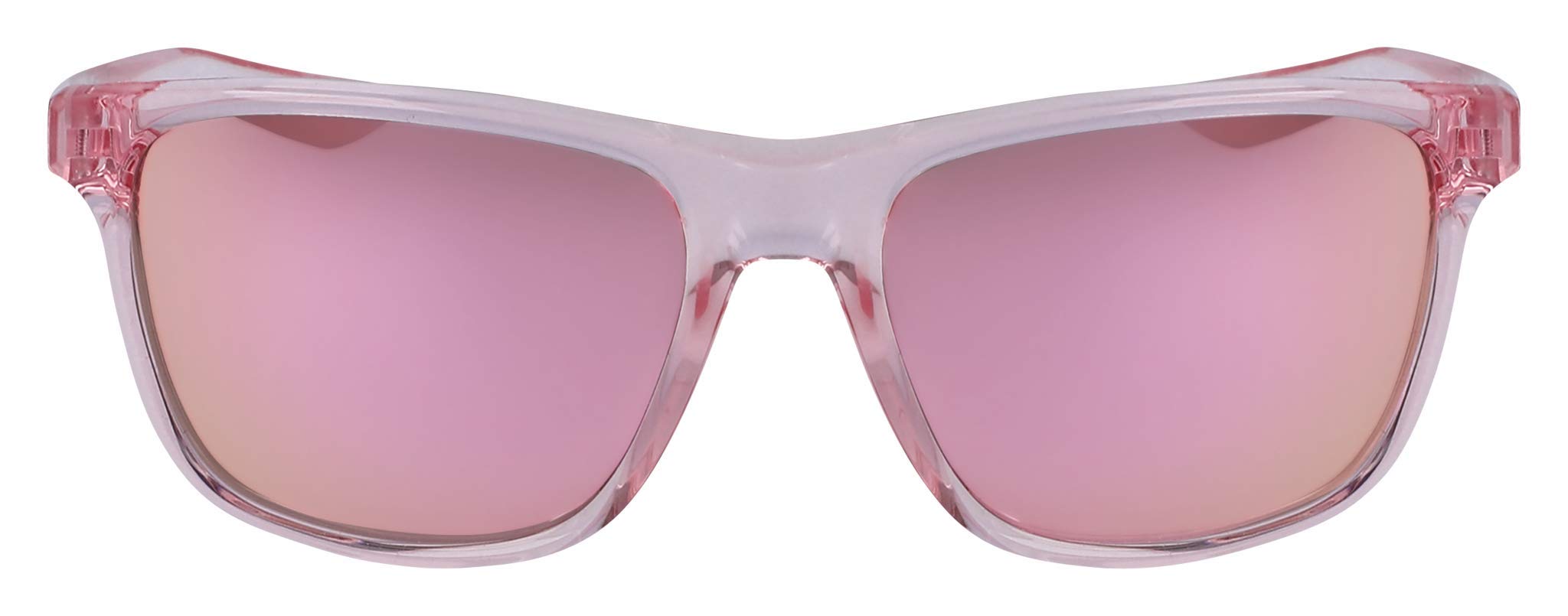Nike EV0989-660 Flip M Sunglasses Pink Foam Frame Color, Grey with Light Pink Mirror Lens Tint