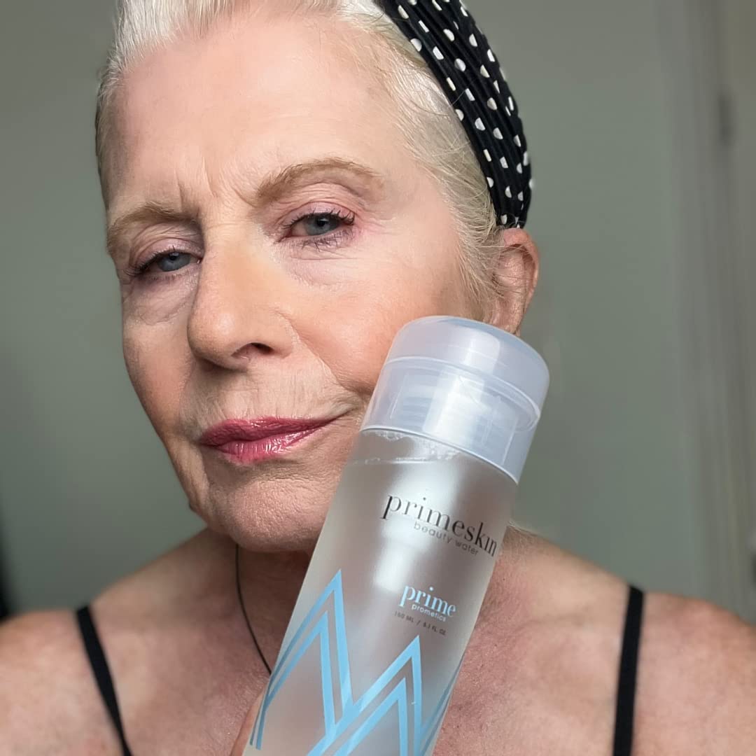 Prime Prometics PrimeSkin Beauty Water β Deeply Hydrating Pro-Age Make-Up Remover for Mature Women β Clean, One Swipe β for All Skin Types β pH Balanced, Hypoallergenic