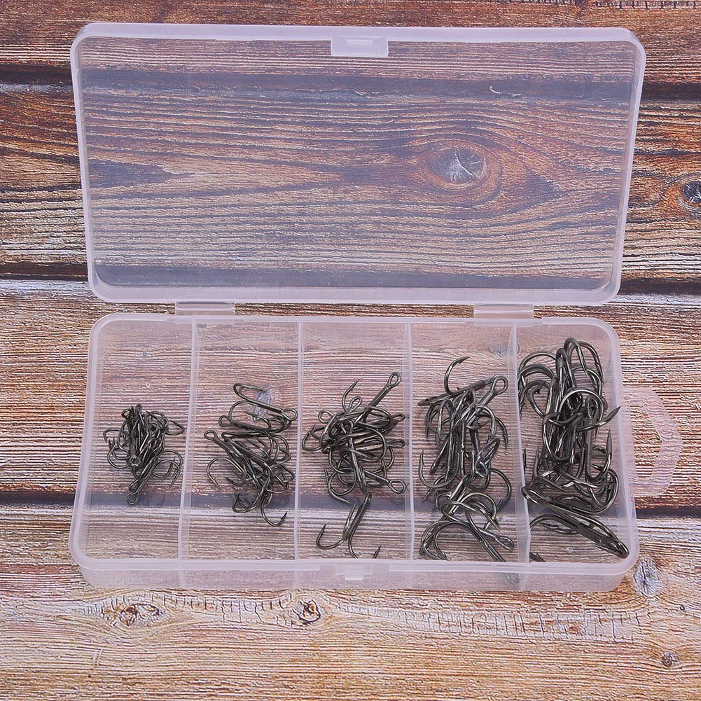 Yuuloo Multifunction Convenient 2set Fish Hook Reusable Incisive Lure Bait Barbed Hooks Kit Accessories Fishing Tools Easy to Clean