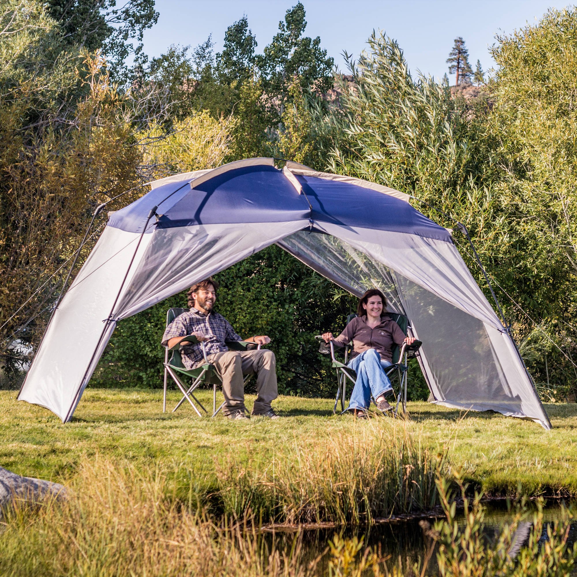 OZARK TRAIL Ozark Trail 13 x 9 Screen House with One Large Room, Blue
