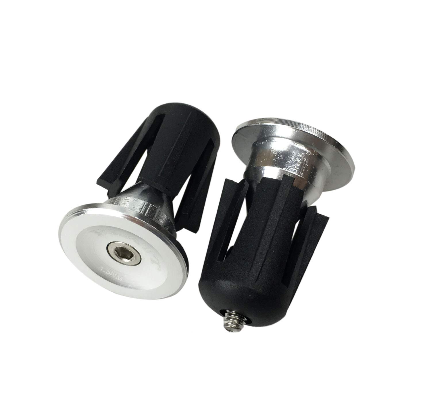 PLATT Bicycle Bar End Plugs Aluminum Bike Handlebar Cap for Road Bike Mountain Bike BMX (One Pair)