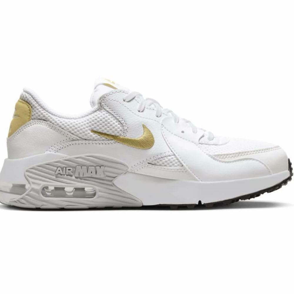 Nike Men's Air Max Excee 115, White/Dark Royal Blue/Lemon Venom/Black, 13 M US