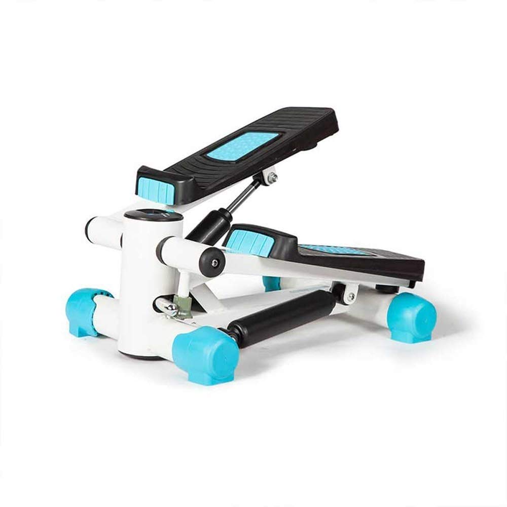 YFDM Mini Stepper Air Climber Step Fitness Exercise Machine with Resistance Band and LCD Display