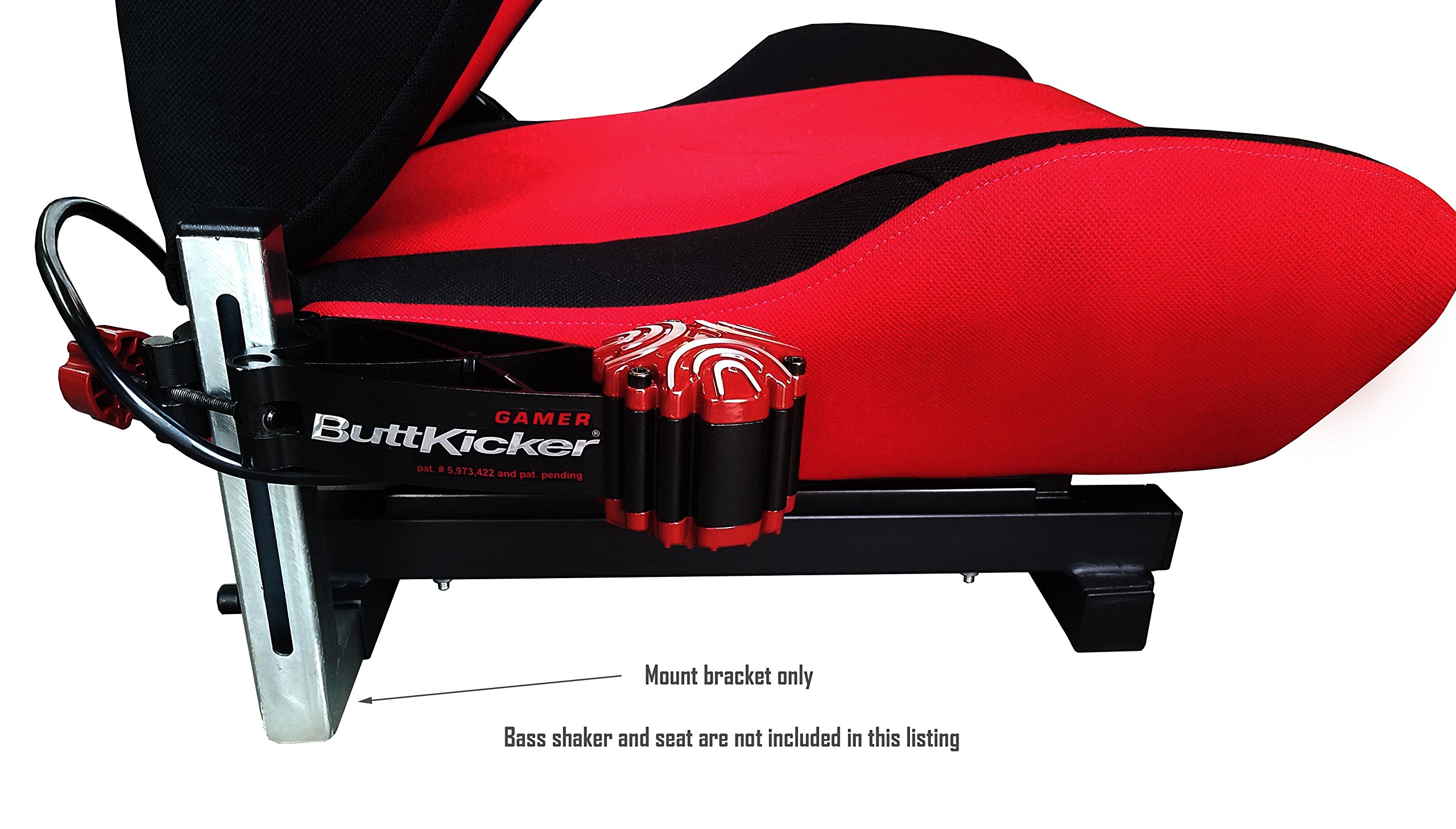 OpenWheeler Universal Bracket for Bass Shaker | Low Frequency Audio Tactile Transducers. Fits all buttkickers, AuraSound