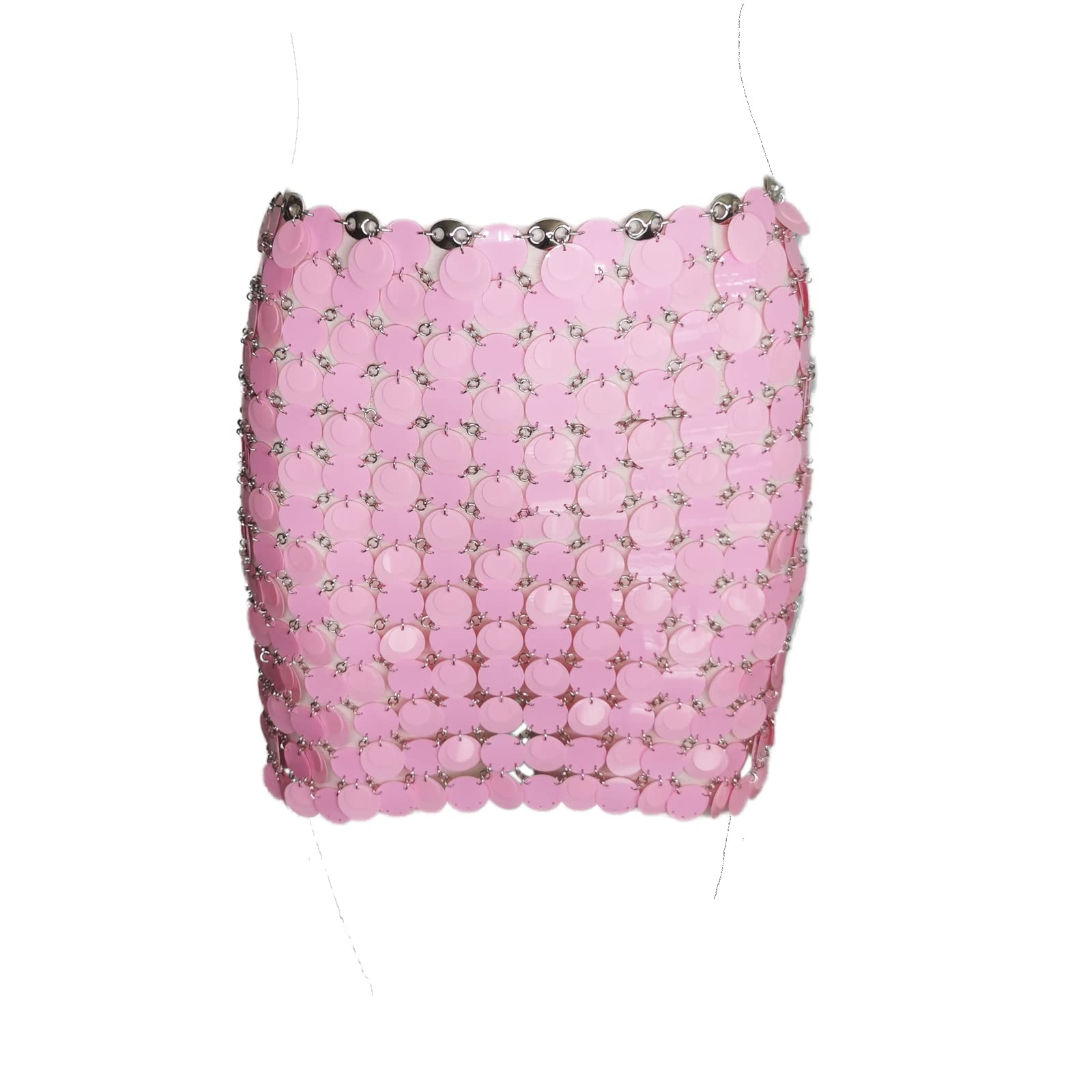 YWCUTE Ladies Sexy sequin waist chain skirt party Halloween carnival handmade body chain(p-rl-1251)