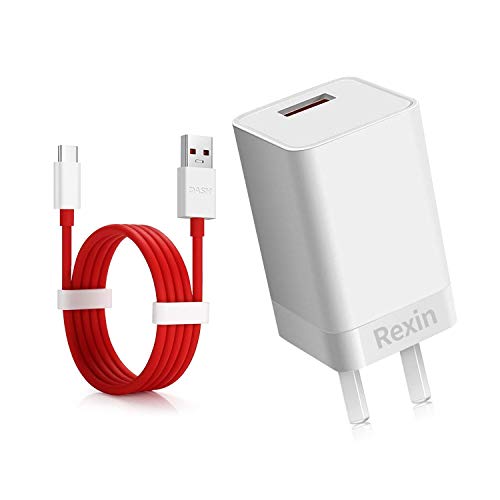 OnePlus 6 Dash Charger OnePlus 5T/5 Dash ChargerDash Power Adapter [5V 4A] + OnePlus Dash Charging Cable 1M / 3.3FT USB C Fast Charging Data Cable for OnePlus 6T 6 5T 5 3T 3