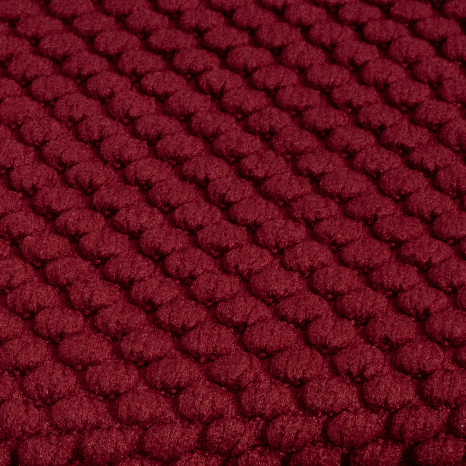 Sweet Home Collection Kitchen Rug Memory Foam Honeycomb Slip Non Skid Soft Comfortable Anti Fatigue Floor Mat, 30" x 18", Wine Burgundy