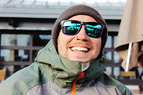 Optic Nerve ONE Ziggy Polarized Sunglasses: Matte Vertical Driftwood Demi with Gray Lens