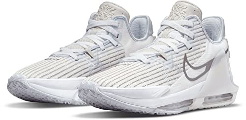 Nike Men's Lebron Witness 6 Summit White/MTLC Pewter (CZ4052 102) - 13