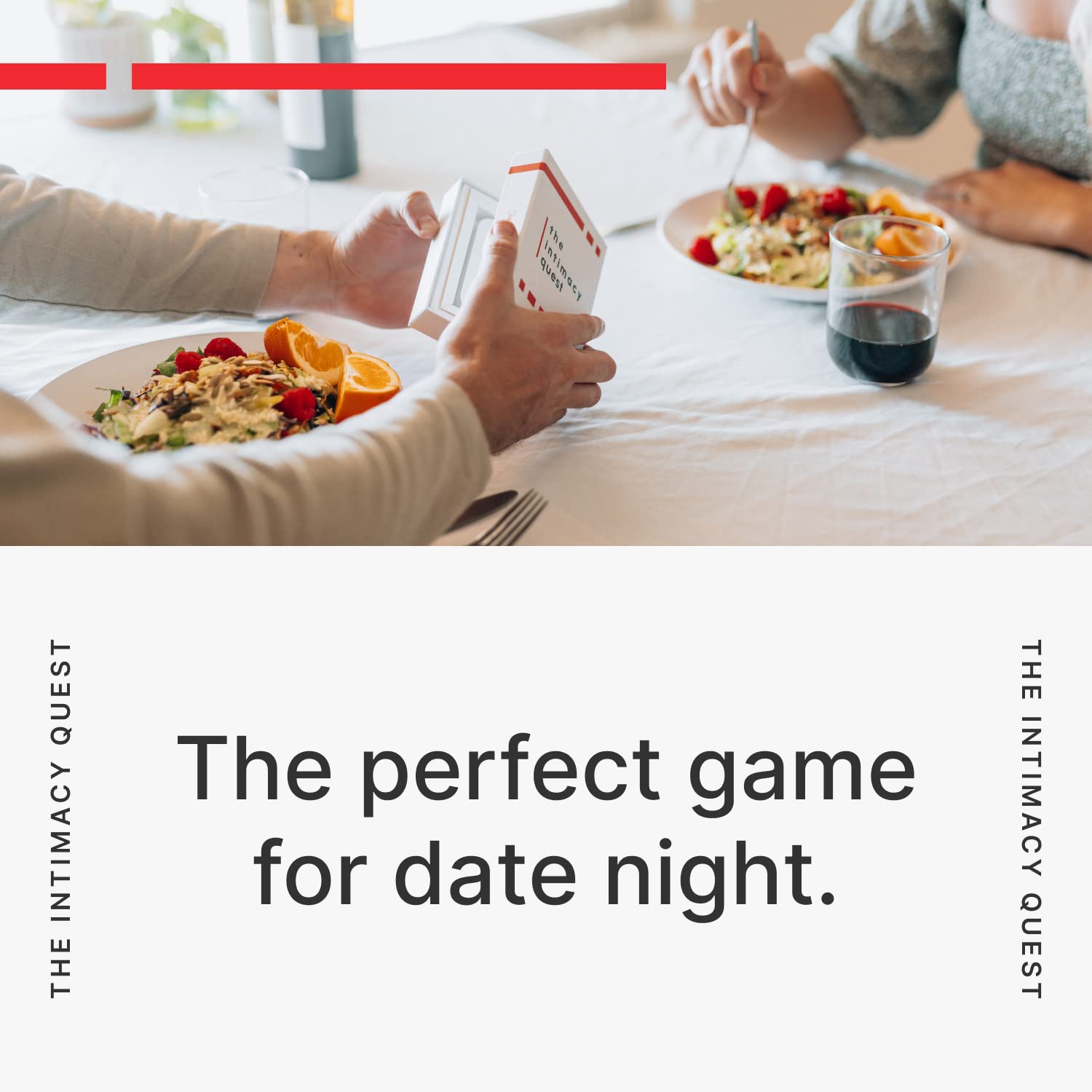 The Intimacy Quest Relationship Building Card Deck for Couples - Question Cards for Adults, Intimacy, Conversation, Reconnect, Build Trust, Ignite Romance - Developed by Psychologists