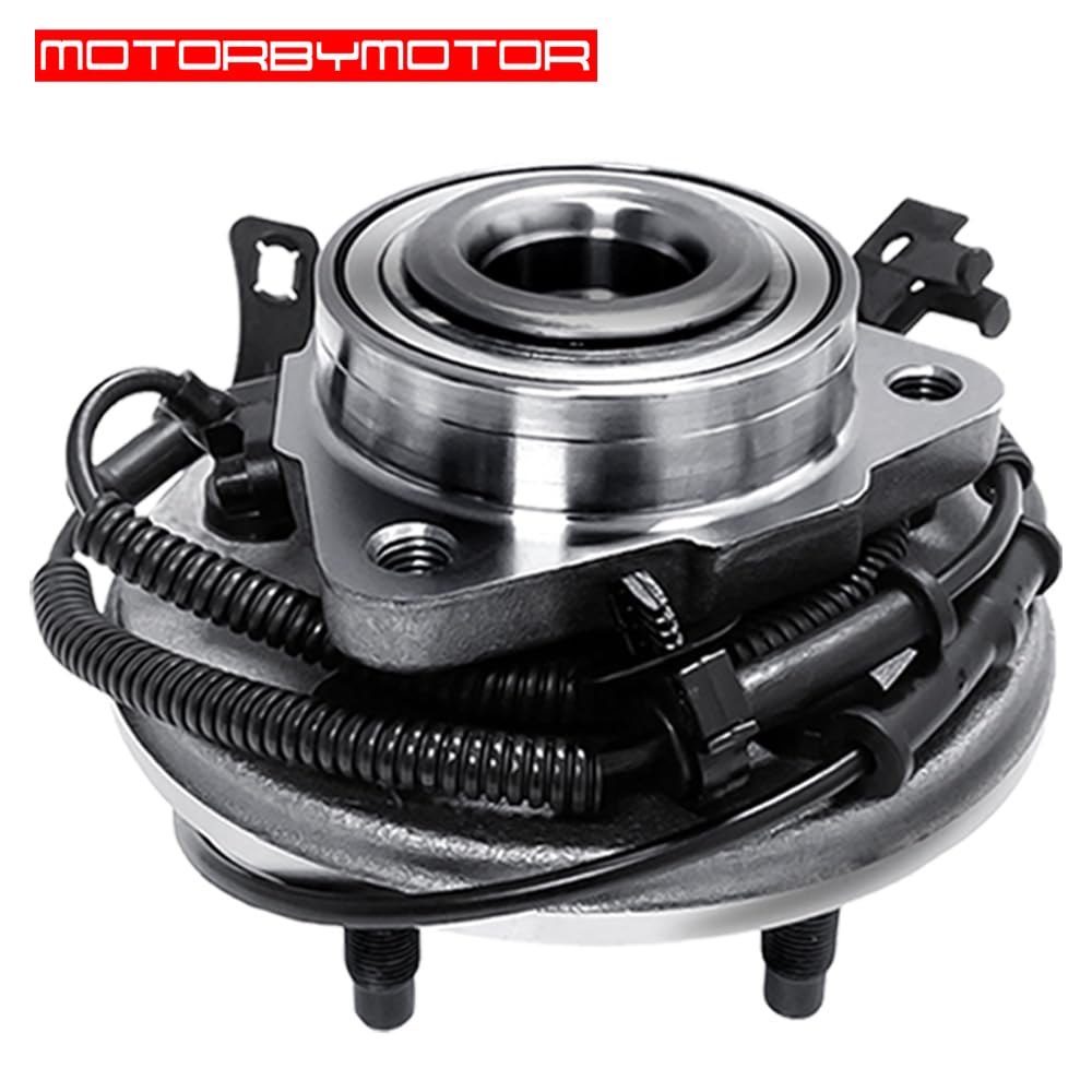 MotorbyMotor 515078 Front Wheel Bearing and Hub Assbmely with 5 Lugs w/ABS Fits for 06-10 Ford Explorer, 07-10 Ford Explorer Sport Trac, 06-10 Mercury Mountaineer Hub Bearing (All Models)