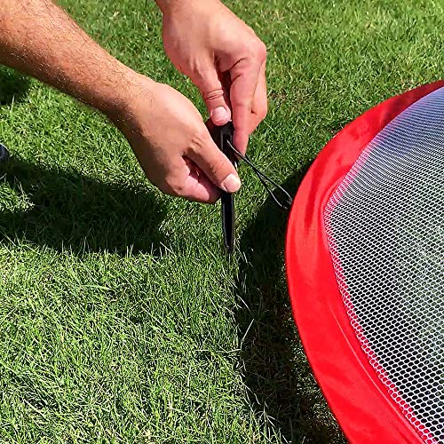 Pop Up Soccer Goals for Kids (2 Goal Set, 4 FT) with Carry Bag, Easy Set Up and Take Down, Quick Assembly, Lightweight and Foldable Design for Instant Game Time Fun