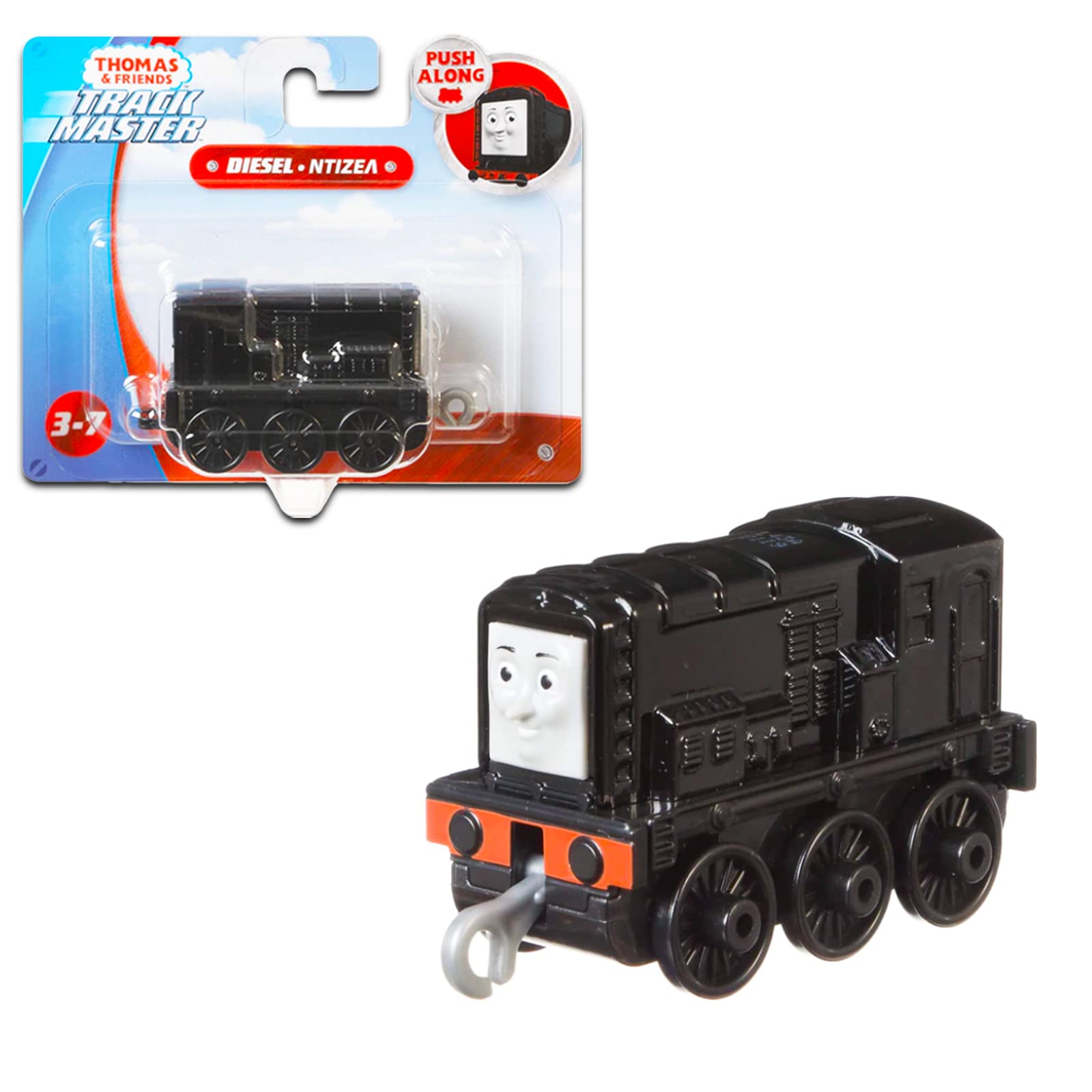 Thomas The Train and Friends Trains Set - 5 Pc Bundle Featuring Thomas, Diesel, Percy, Bash, and Toby Plus Thomas Play Pack with Coloring Pages and Stickers (Thomas The Train Toys)
