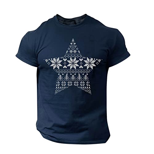 T Shirts for Men Cotton Graphic Short Sleeve Turtle Neck Tshirt Soft Street Running Hip Hop Shirts Men