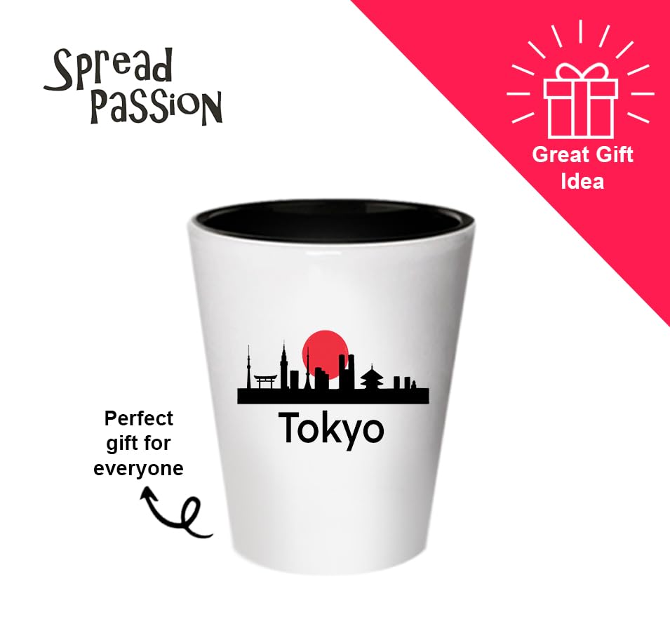 Tokyo City Shot Glass - Tokyo Lover Gifts Idea