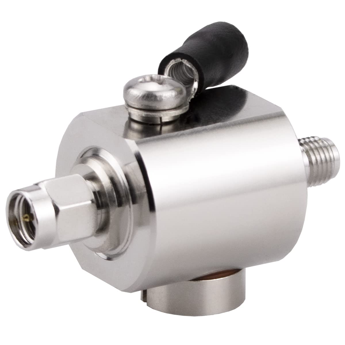 Whisary SMA Female to Female Lightning Arrestor Coaxial Cellular & GPS SMA Coax Surge Protector DC-6GHz 50 Ohms