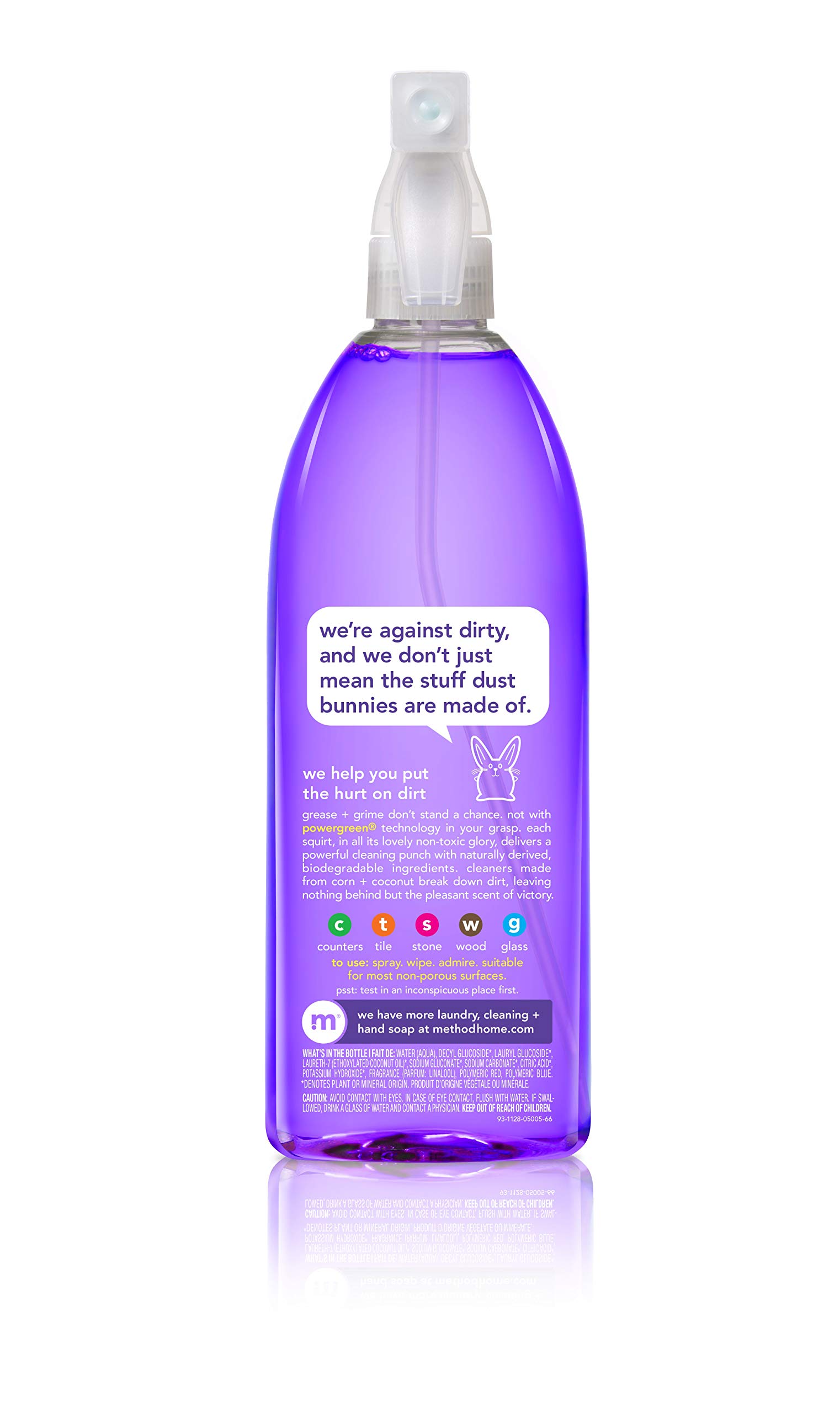 Method Hardwood Floor Cleaner (6 Pack) and All-Purpose Cleaner Spray (8 Pack)
