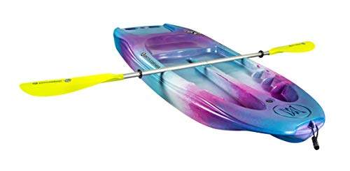 Perception Kayaks Hi Five | Sit on Top Kids Kayak for Kids up to 120 Lbs.| Youth Kayak with Paddle | 6' 6" | Funkadelic