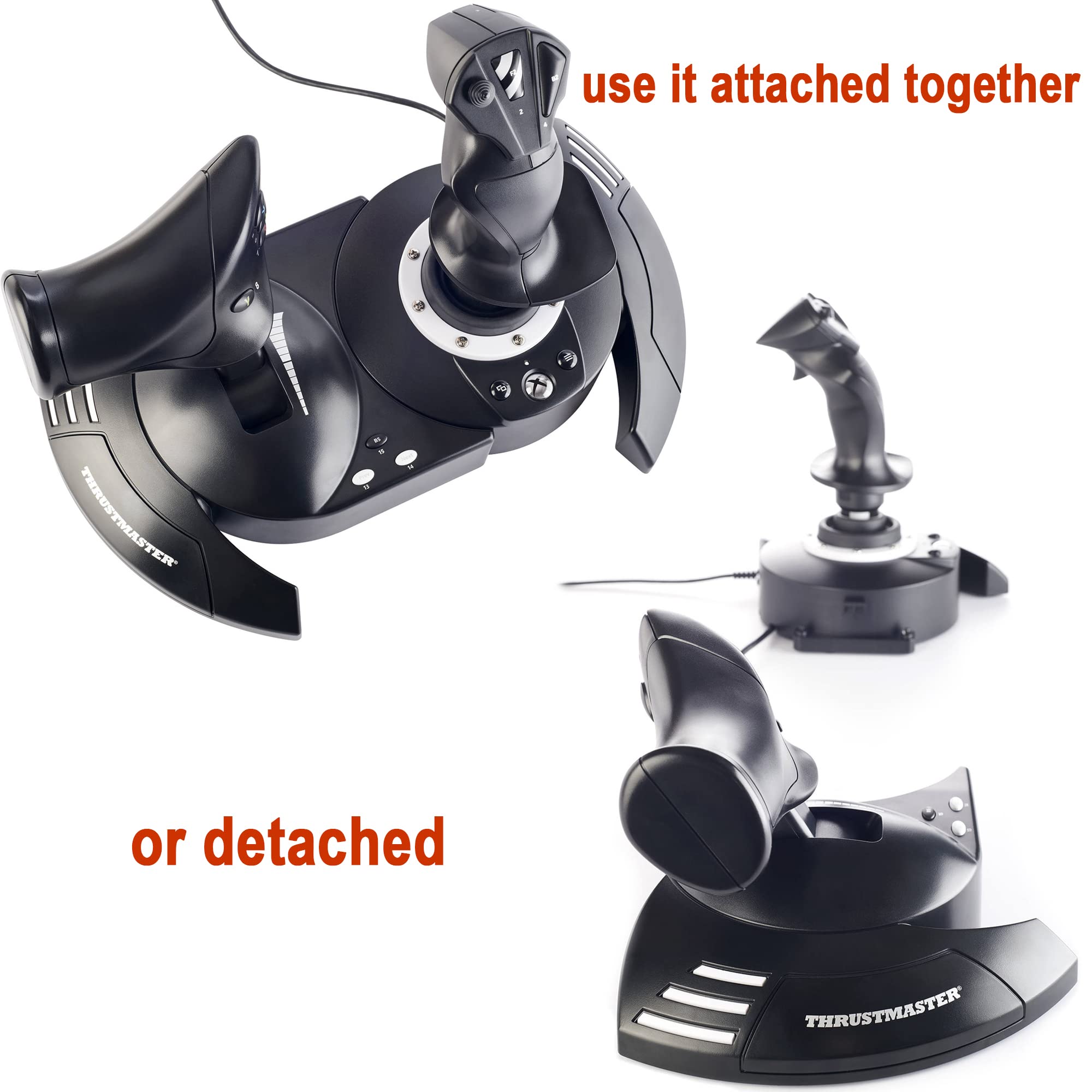 THRUSTMASTER T-Flight Hotas One Flight Simulator Controls for XBOX Series X/S & XOne and Windows Bundle with PowerA Chat Headset, 3.0 USB Extension cable & PremGear Cleaning Cloth