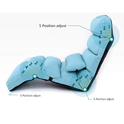 N/A Sofa Bed Lounge Upholstered Recliner Indoor Living Room Recliner Floor Folding Adjustable Sleeping Lounge